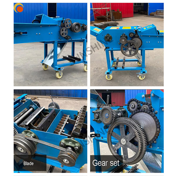 Horizontal Hay Cutter Poultry Animal Cattle Feed Grass Cutter Silage ...